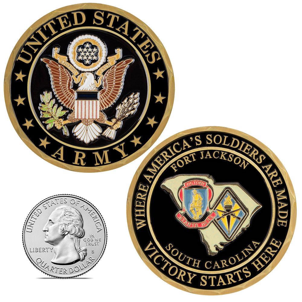 Fort Jackson Challenge Coin-Army Coins for Soldiers