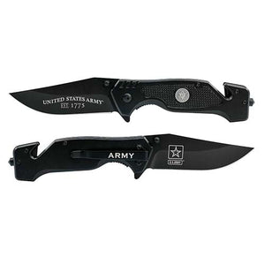 Army Folding Elite Tactical Knife - Spring Assisted Army Rescue Knife
